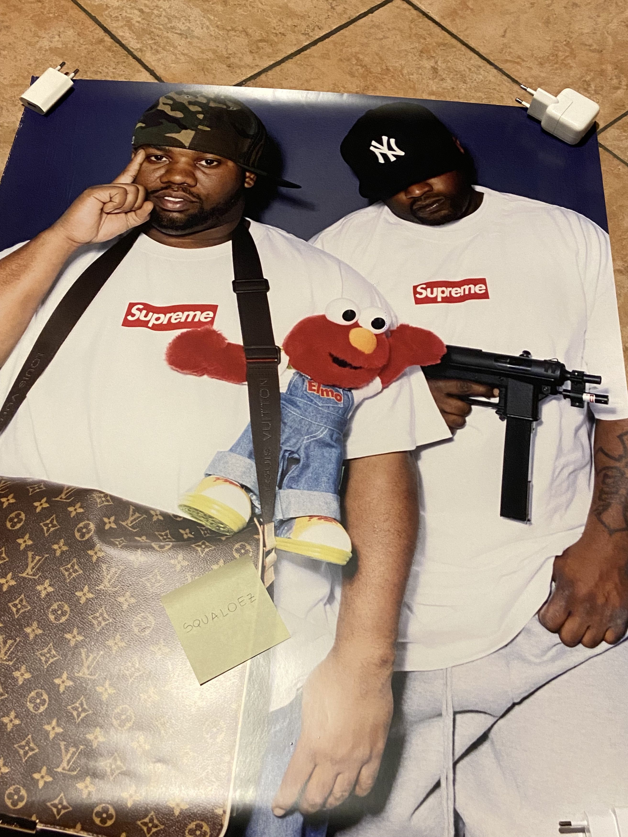Supreme Supreme Raekwon Elmo poster 2005 75x60 | Grailed