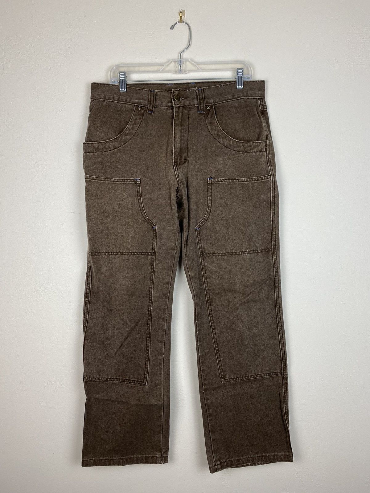KAVU × Streetwear × Vintage Vintage Brown Double Knee Kavu Carpenter ...