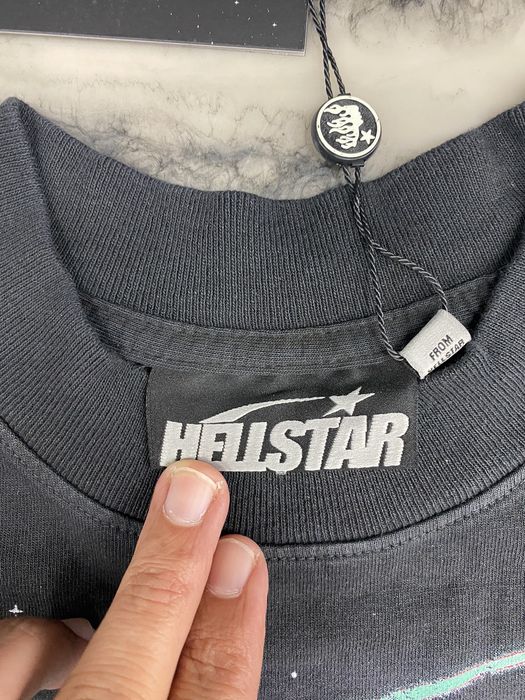 HELLSTAR New Hellstar Attacks UFO Tee black size medium | Grailed