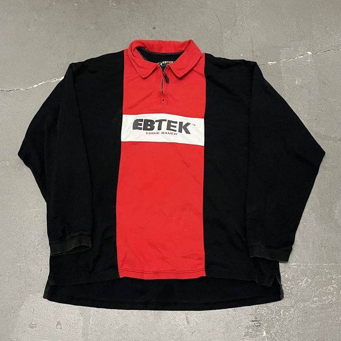 Vintage Vintage 1990’s Eddie Bauer Ebtek Quarter Zip Sweatshirt XL ...