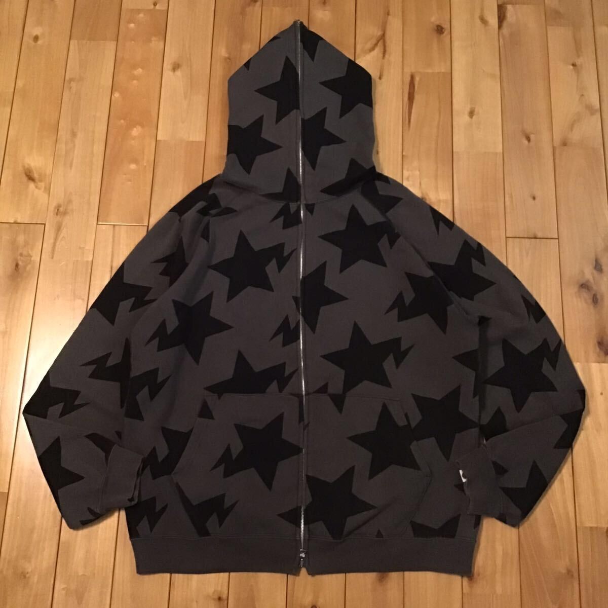 Bape BAPE Sta Full Zip Hoodie Dark Gray a bathing ape STAR NIGO | Grailed