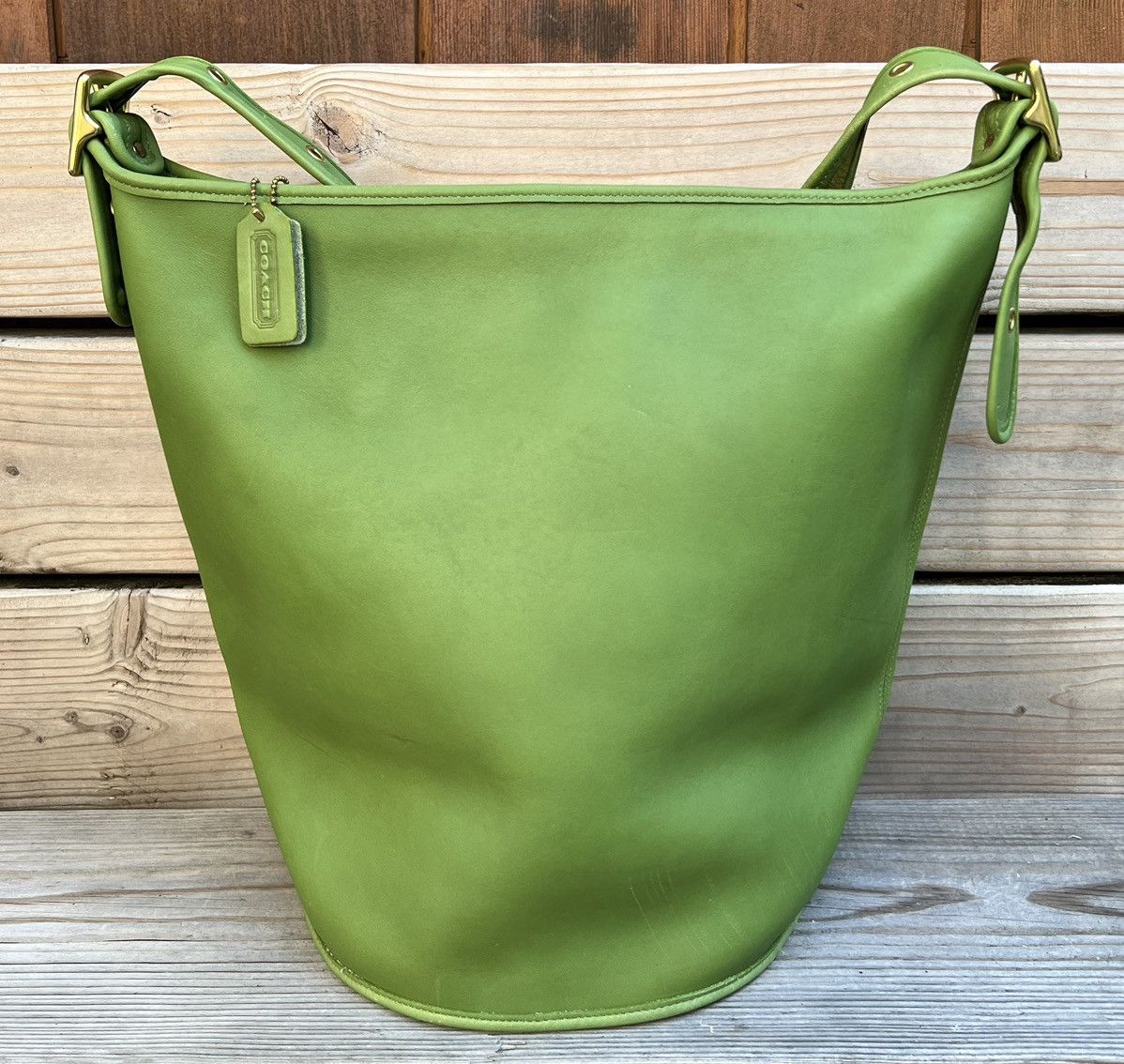 Vintage New, Leaf Green XL Vintage Coach Duffle Weekender Sac 9085 ...
