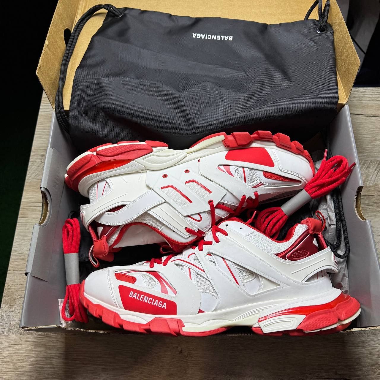 Balenciaga Balenciaga Track Red White | Grailed