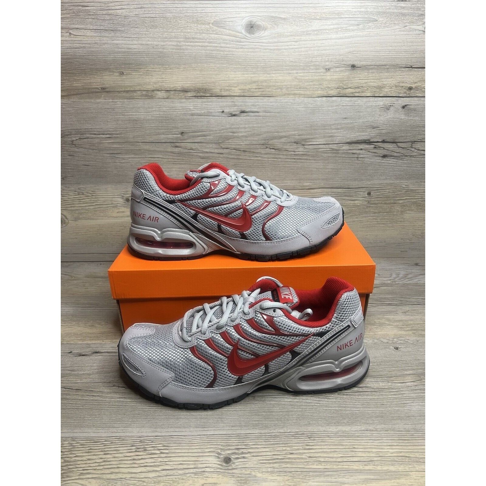 Nike Nike Air Max Torch 4 Armosphere Grey University Red Mens | Grailed