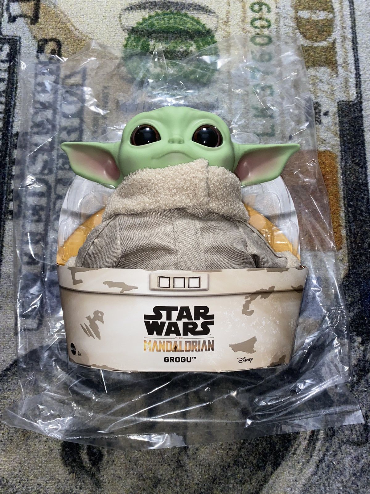 Star Wars Mattel Star Wars Grogu Baby Yoda Life Size Toy | Grailed