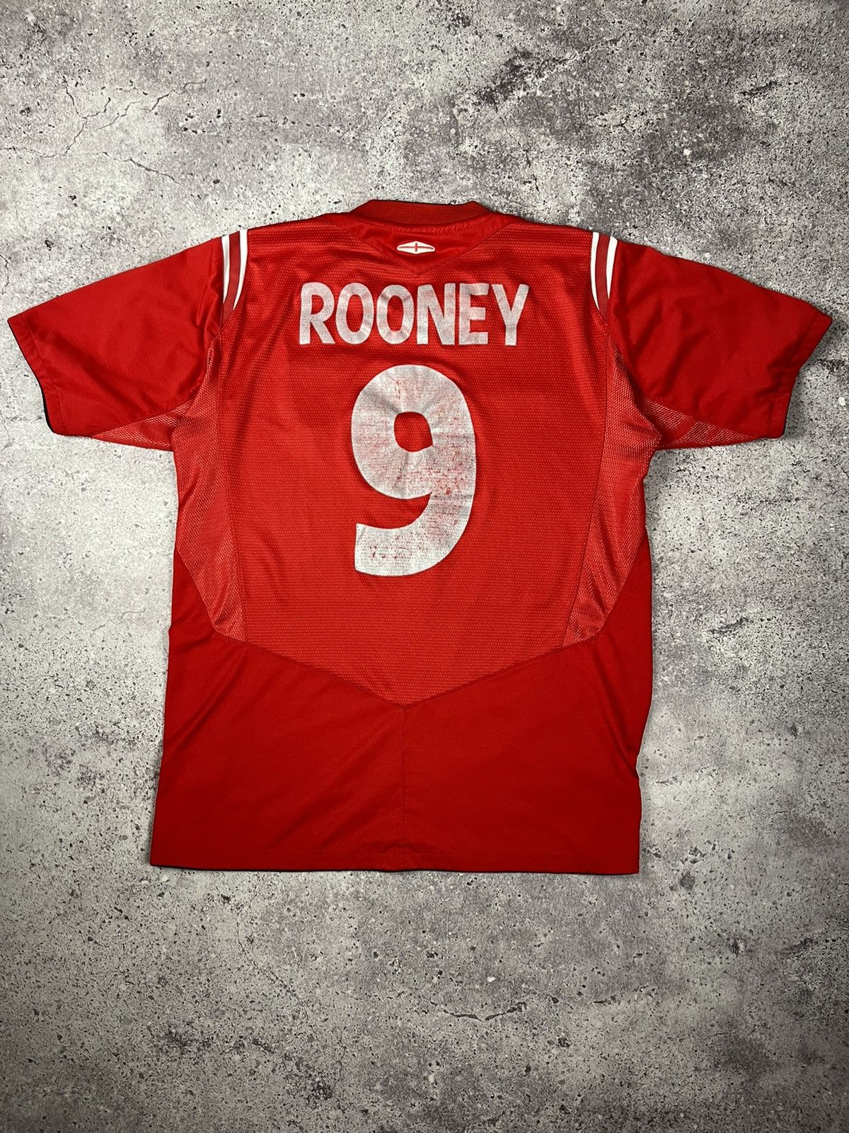 Soccer Jersey × Umbro × Vintage Umbro England 2004/2006 #9 Wayne Rooney jersey football | Grailed