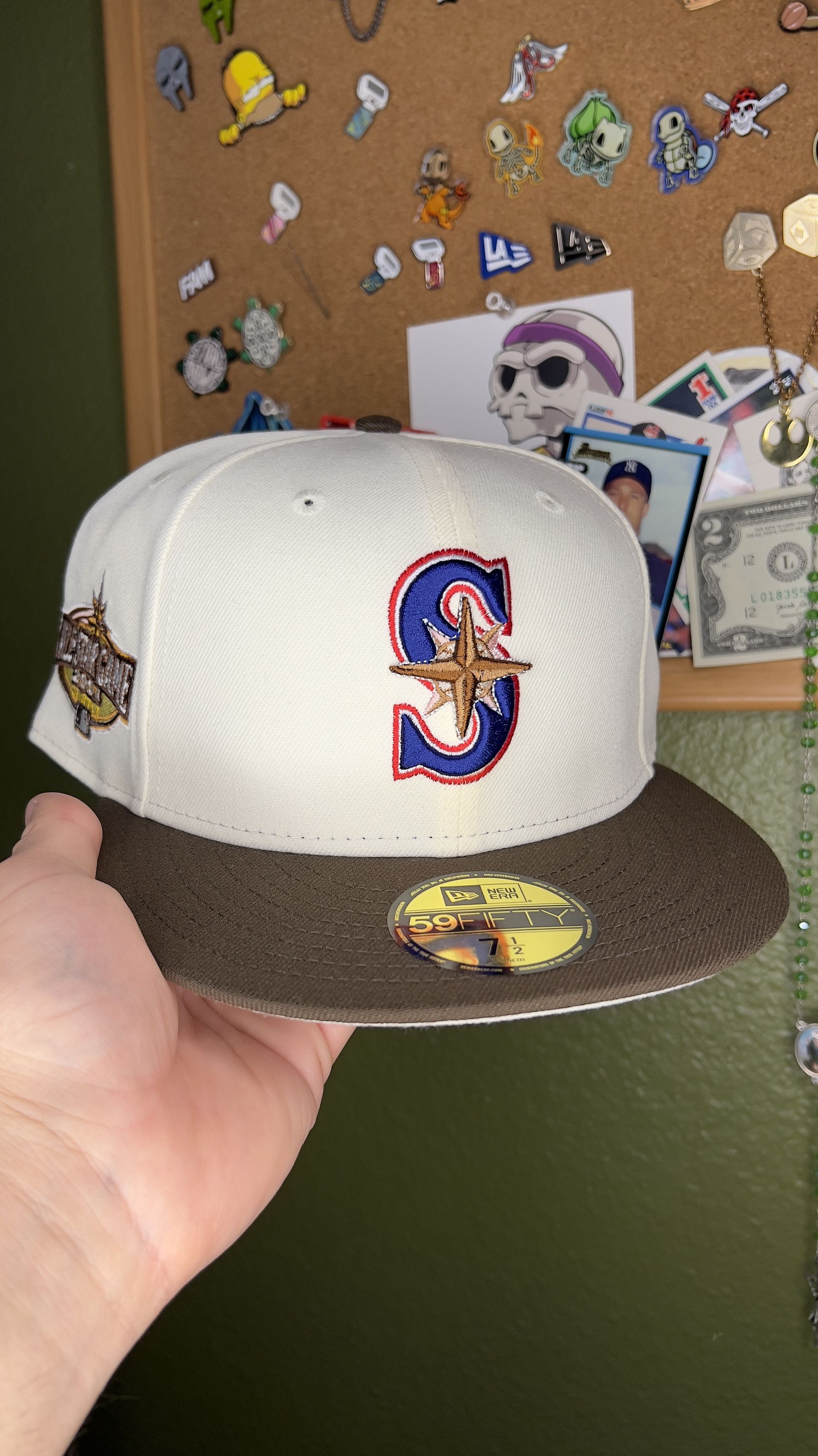Hat Club × New Era × Topperz 7 1/2 Seattle Mariners "Snickers" Inspo ...