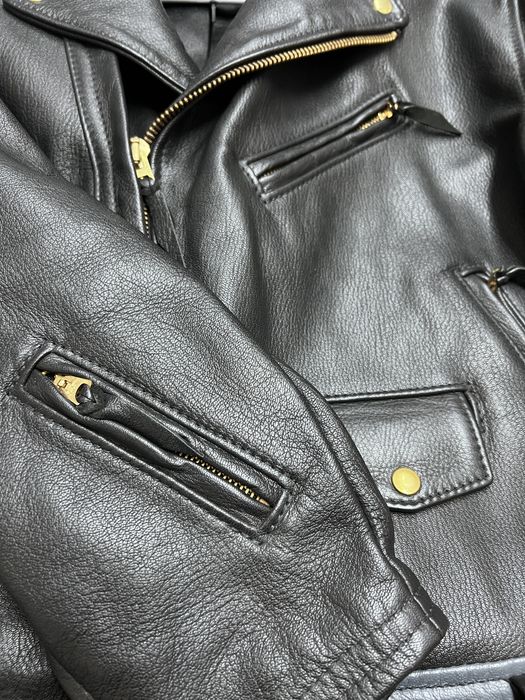 Vintage Langlitz Two-Tone Leather Jacket | Grailed