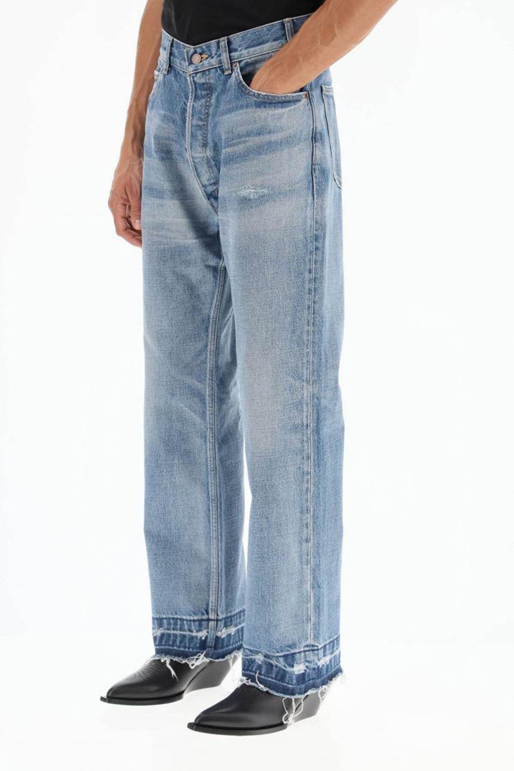 Celine CELINE HOMME Wesley Straight -Leg Distressed Jeans | Grailed