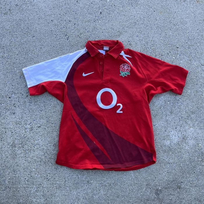 Nike Vintage Nike England 2000s Y2K Rugby Jersey | Grailed
