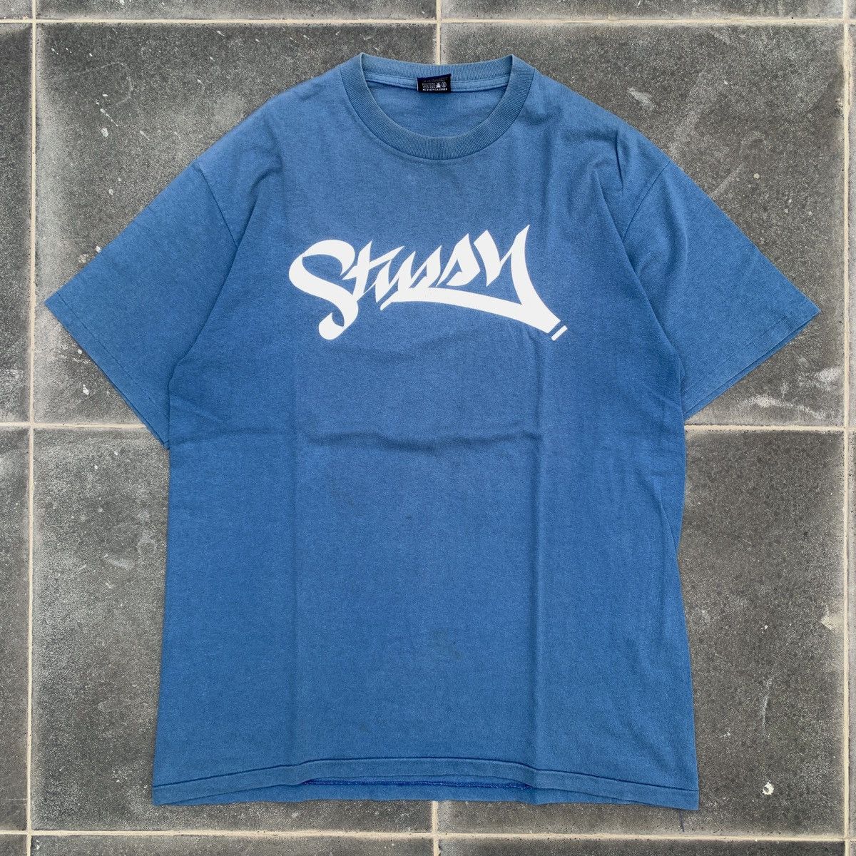 Stussy × Vintage Vintage Stussy Spell Out Arabic Font Y2K | Grailed