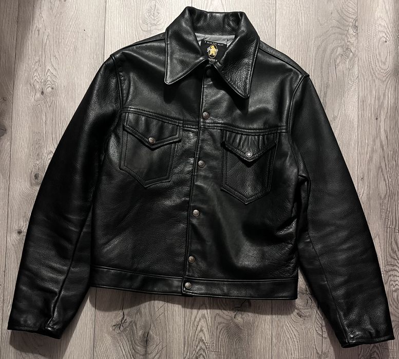 Vintage 1960S GOLDEN BEAR LEATHER TRUCKER JACKET | Grailed