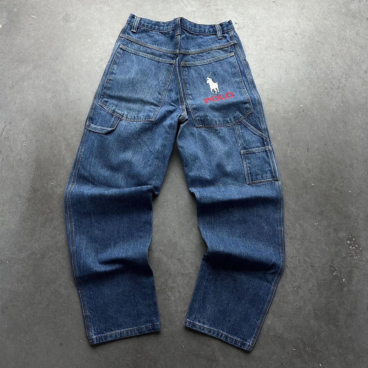 Polo Ralph Lauren Crazy Vintage Y2K Polo Ralph Lauren Baggy Jeans Carpenter | Grailed