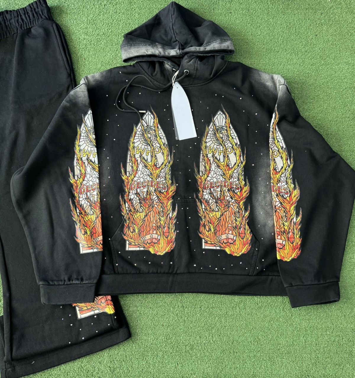 Who Decides War Who Decides War Flame Glass Tracksuit | Grailed