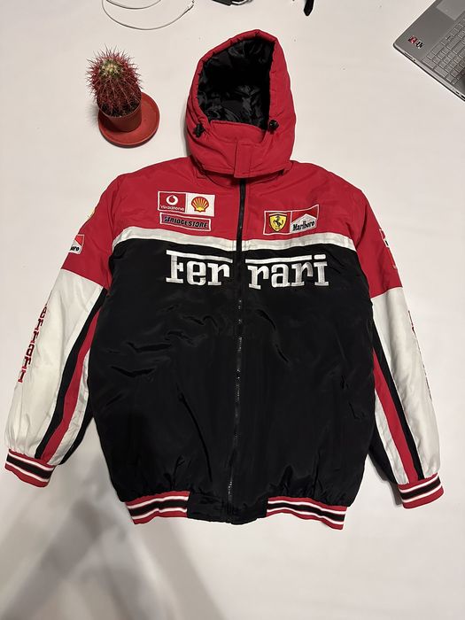 Marlboro Vintage Marlboro Ferrari Racing WINTER Jacket Vodafone | Grailed