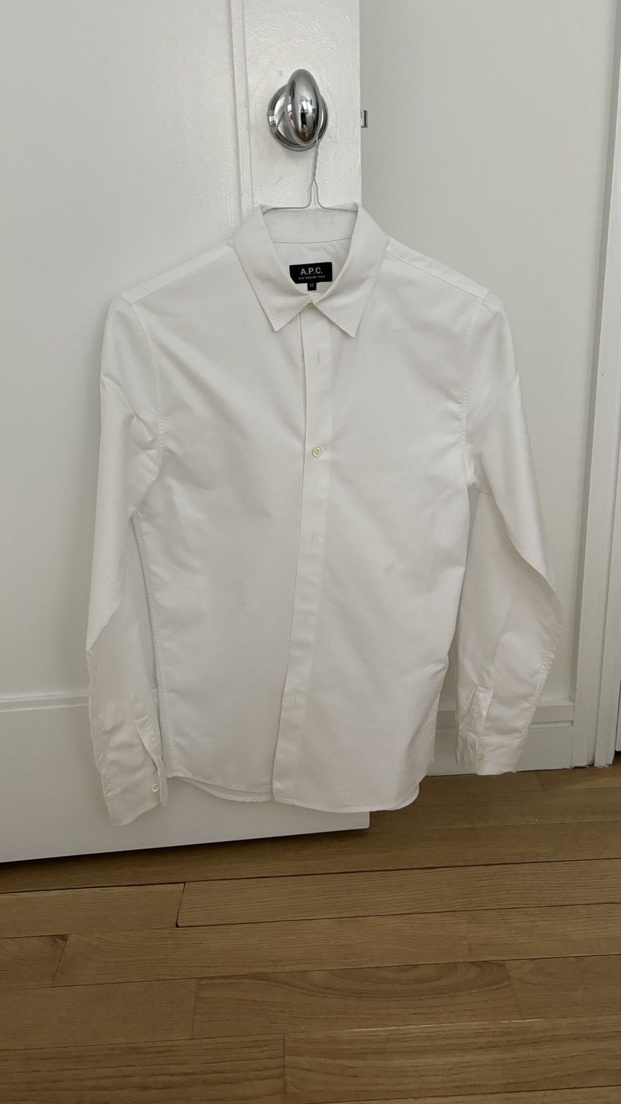 A.P.C. APC white button-down Oxford shirt | Grailed