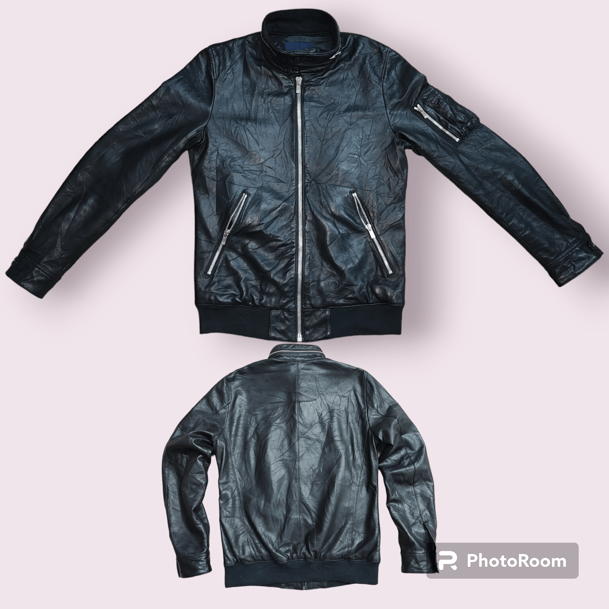 Japanese Brand × Junhashimoto × Leather Jacket Leather Rider Jacket ...