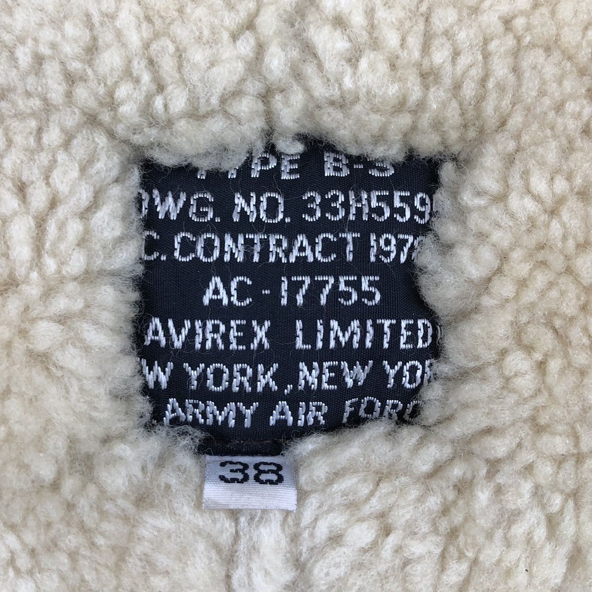 Avirex Vintage Avirex US Army Air Force Sheepskin TYPE-B3 Jacket | Grailed