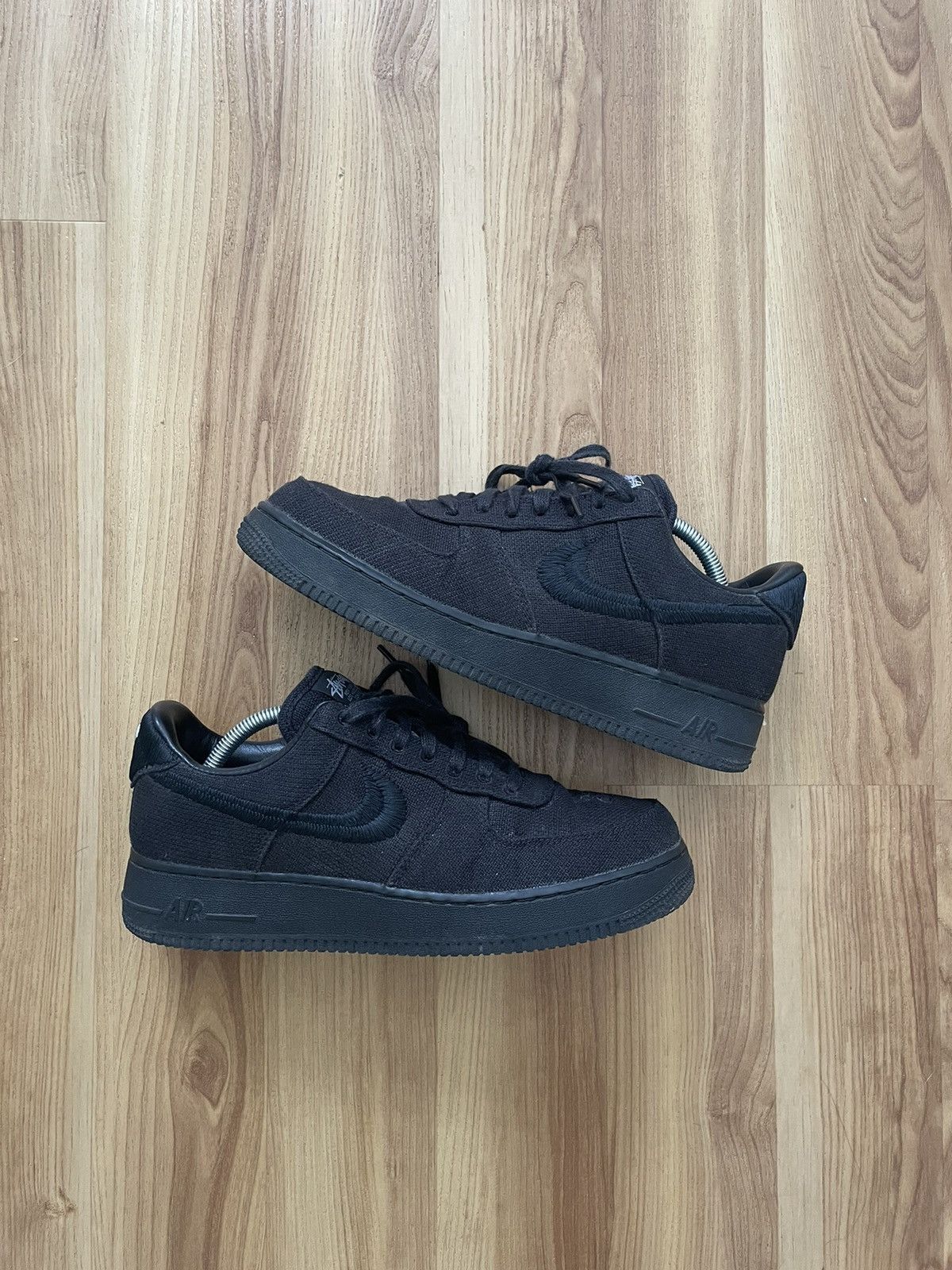 Nike × Stussy Stussy Nike AF1 Airforce 1 Low Black | Grailed