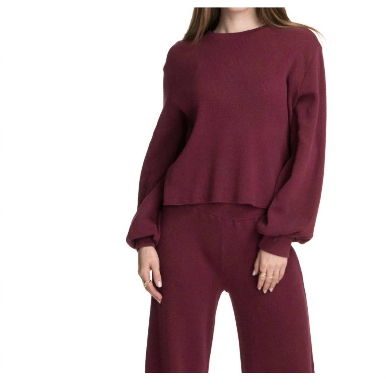 Designer CHRLDR Kayla Balloon In Merlot | Grailed