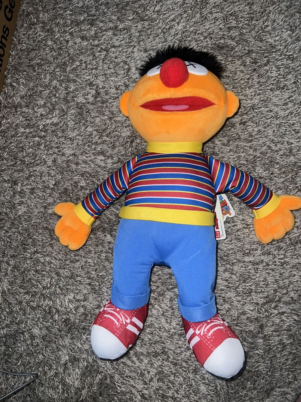 Kaws KAWS Sesame Street Ernie Plushie Plush Toy | Grailed