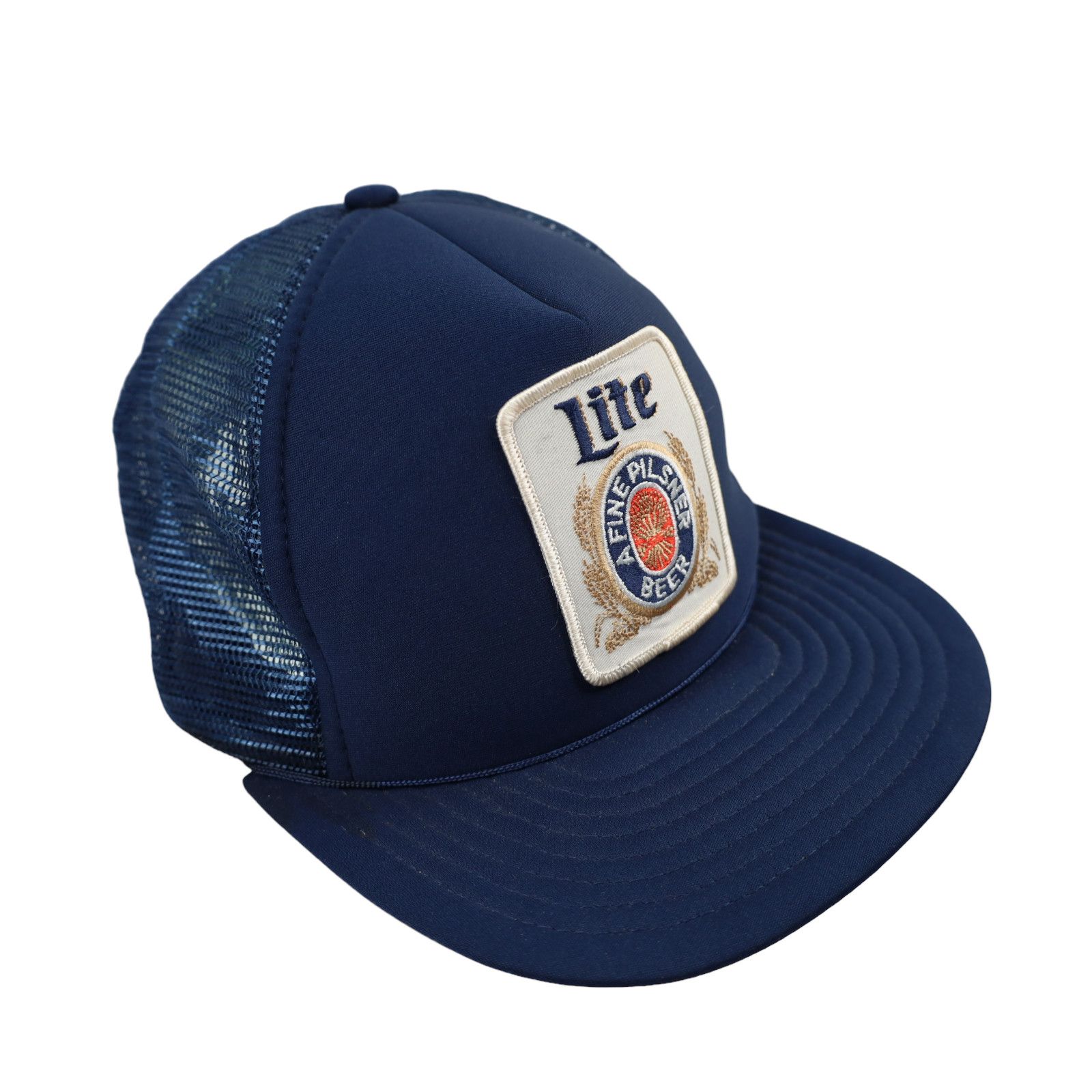 Vintage Vintage Miller Lite Beer Patch Mesh Trucker Hat | Grailed
