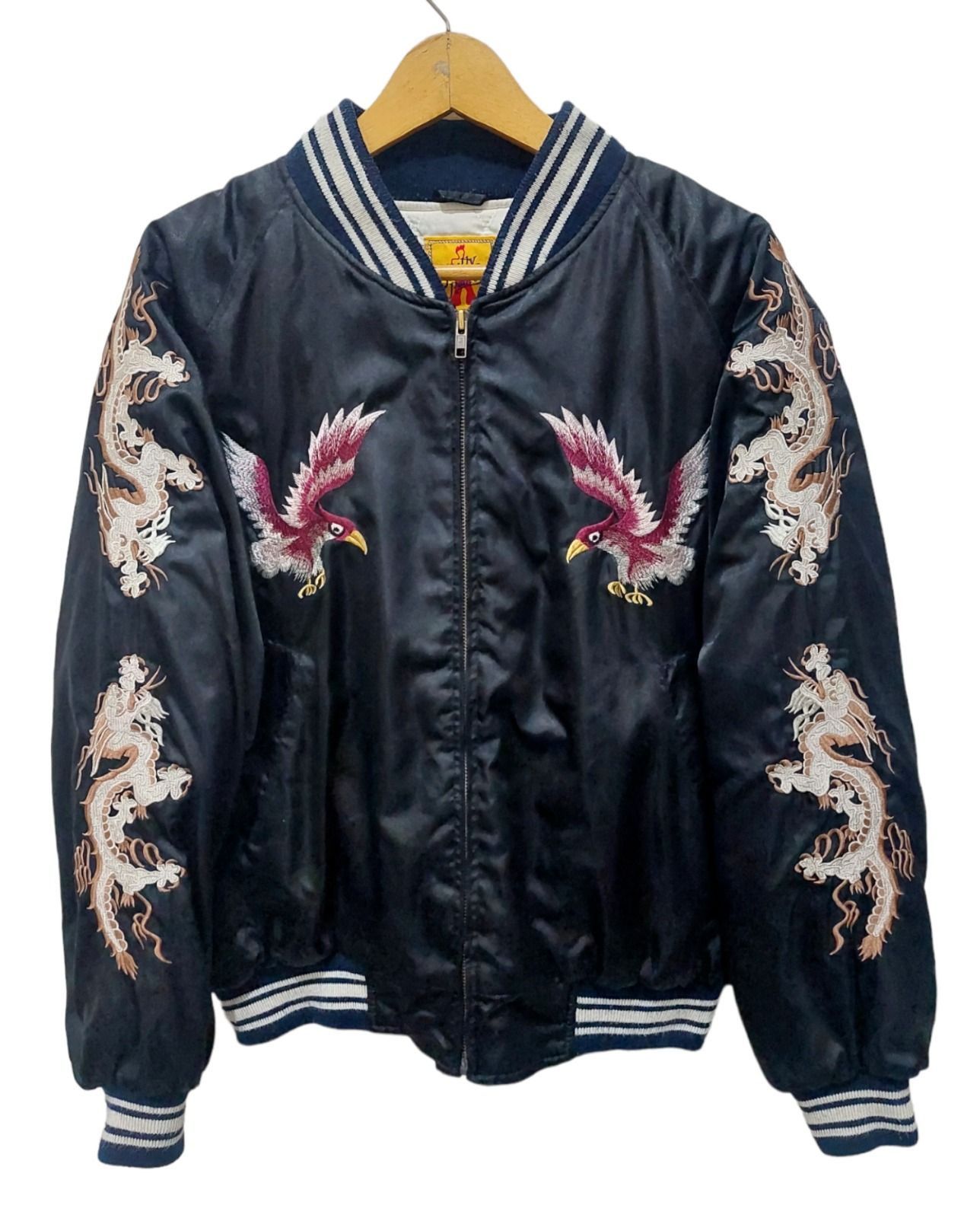 Vintage Vintage Sukajan Jacket Tiger West Pack Tour Yokosuka japan ...