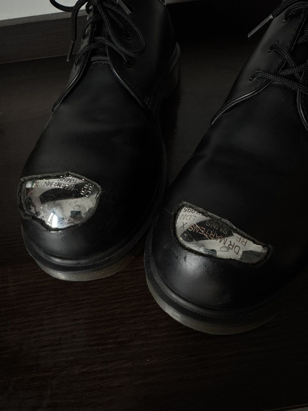 Dr. Martens × Raf Simons Dr.Martens X Raf Simons double iron head derby ...