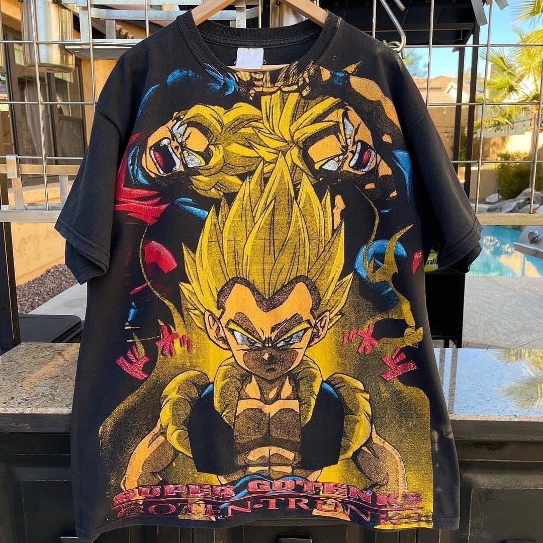 Vintage dragon ball z 90s gotenks shonen goku looney tunes space jam ...