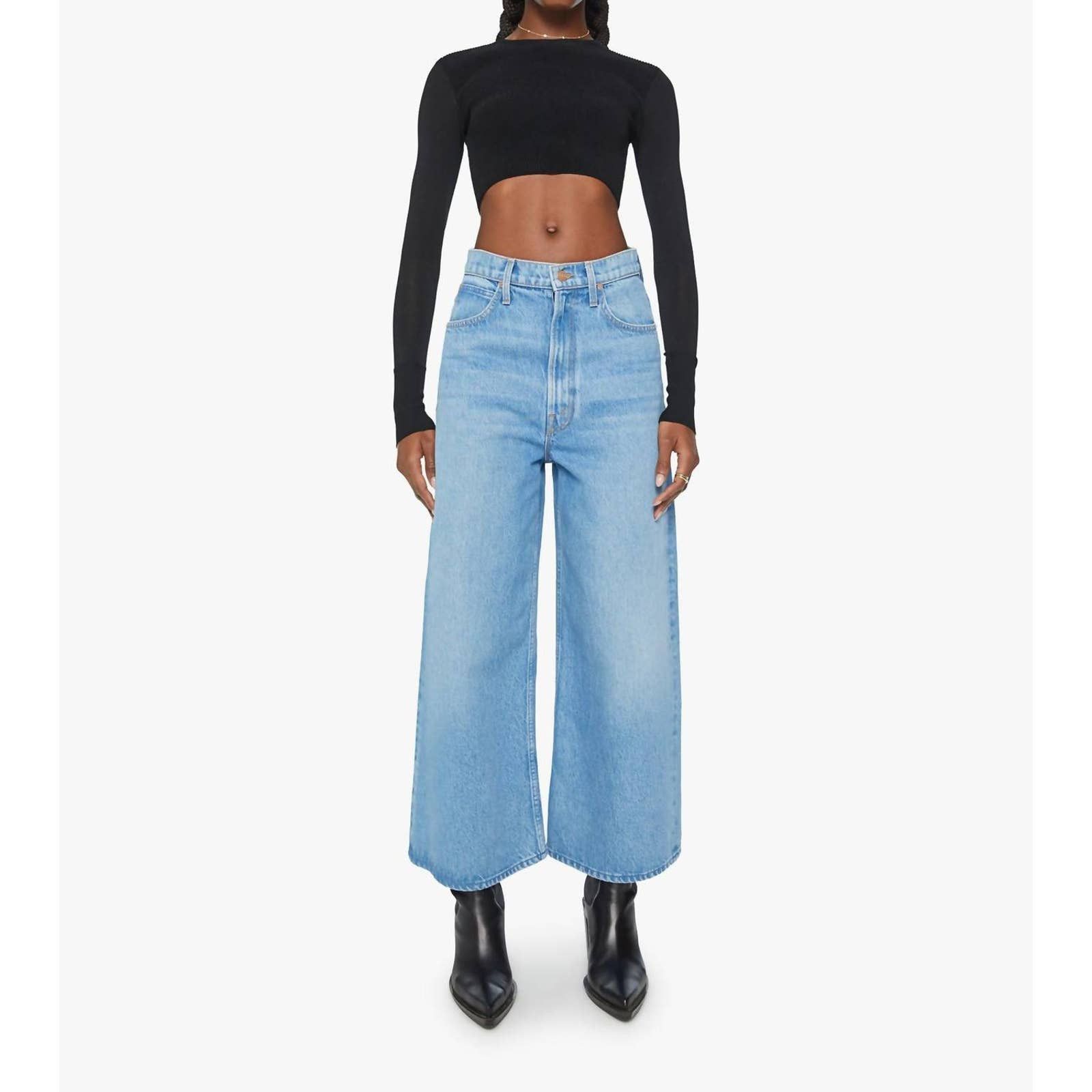 Mother Denim MOTHER Snacks! The Dinner Bell Crop Jeans In All You Can ...