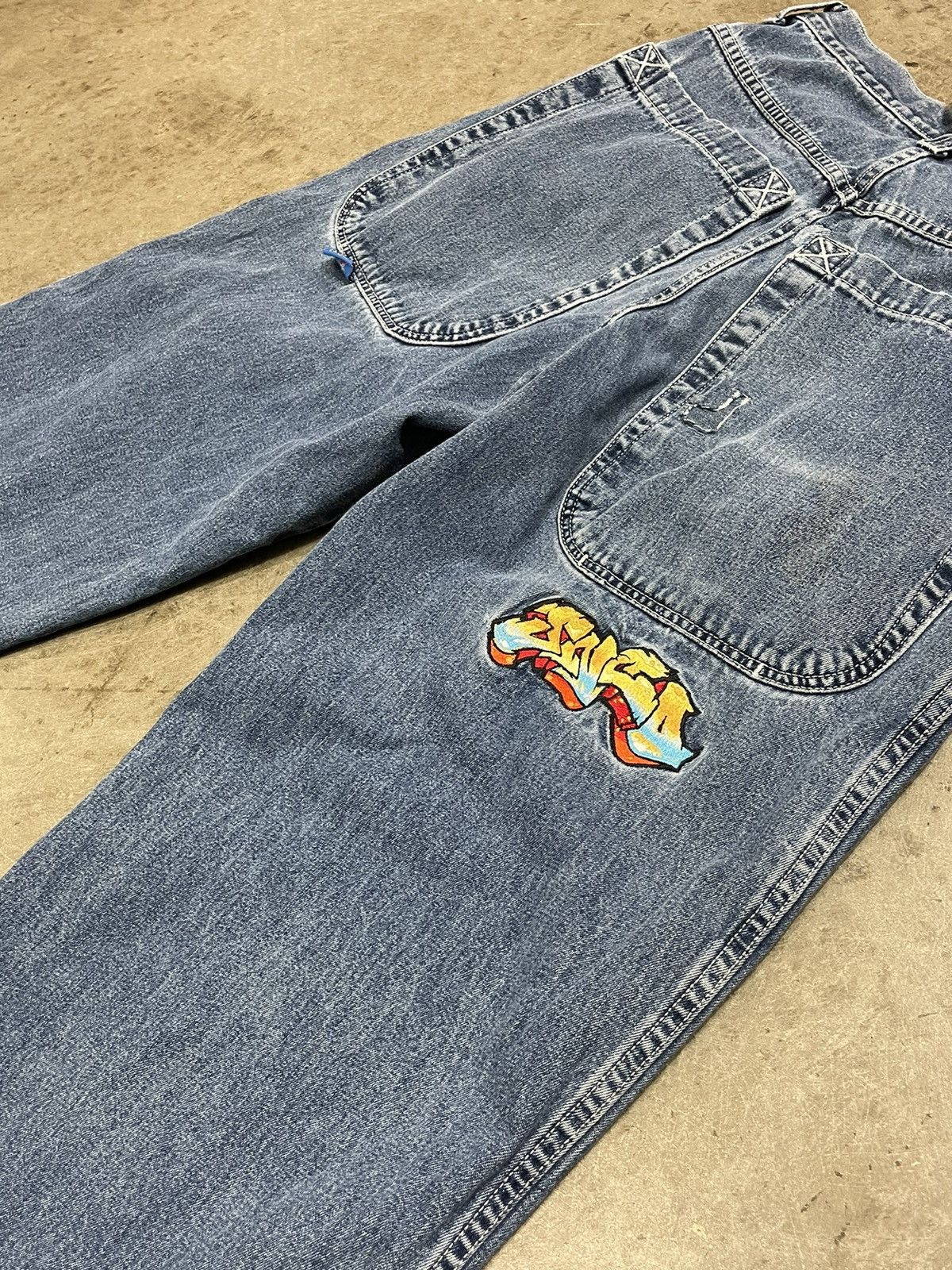 Jnco × Streetwear × Vintage JNCO vintage baggy skate jeans wide leg ...