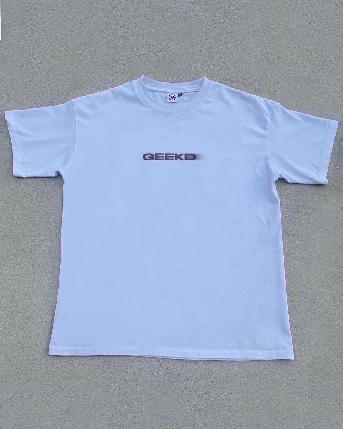 Designer × Hysteric Glamour × Vintage Geeked Vertical Motion Logo Tee ...