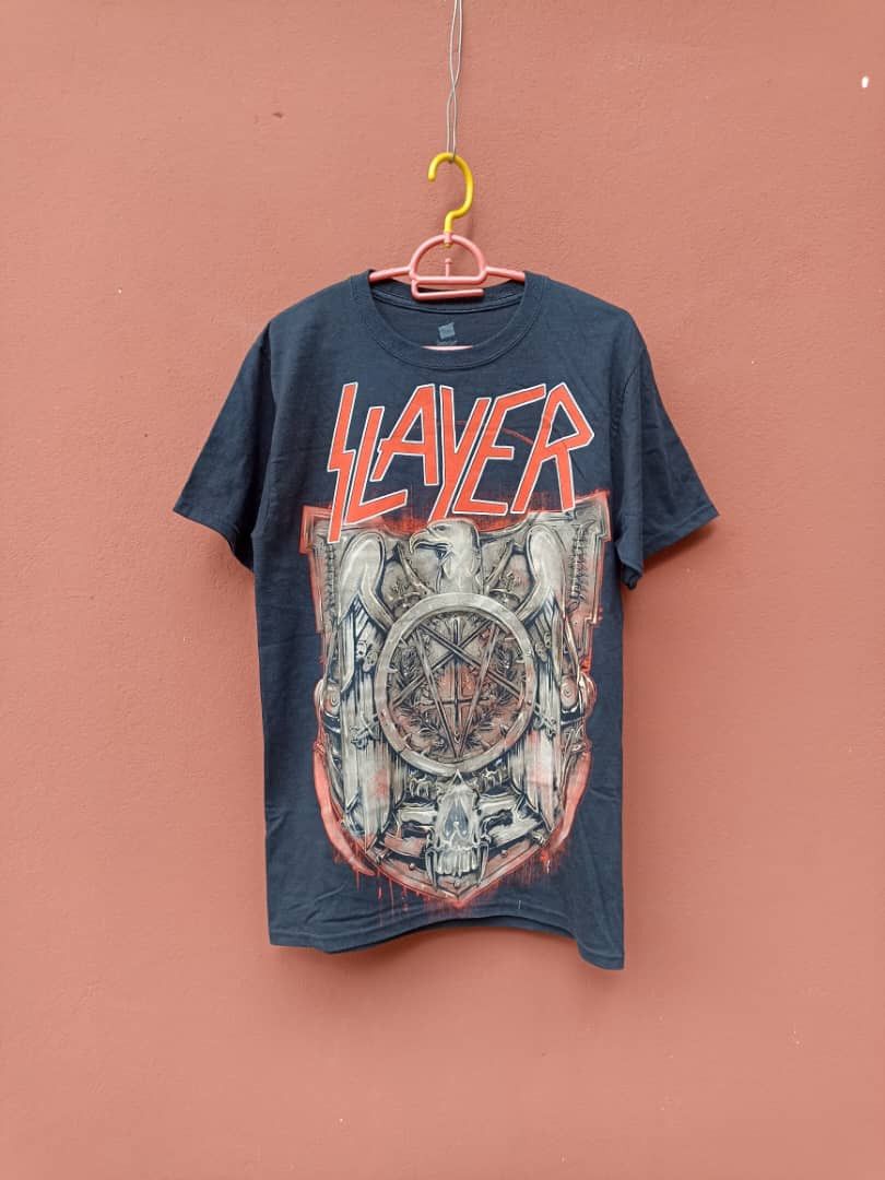 Slayer SLAYER World Domination Band Tees | Grailed