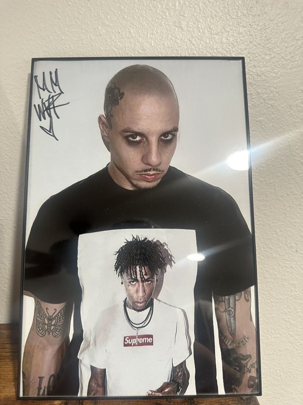 Ken Carson × Kim Krueger × Playboi Carti Mitch Modes signed poster ...