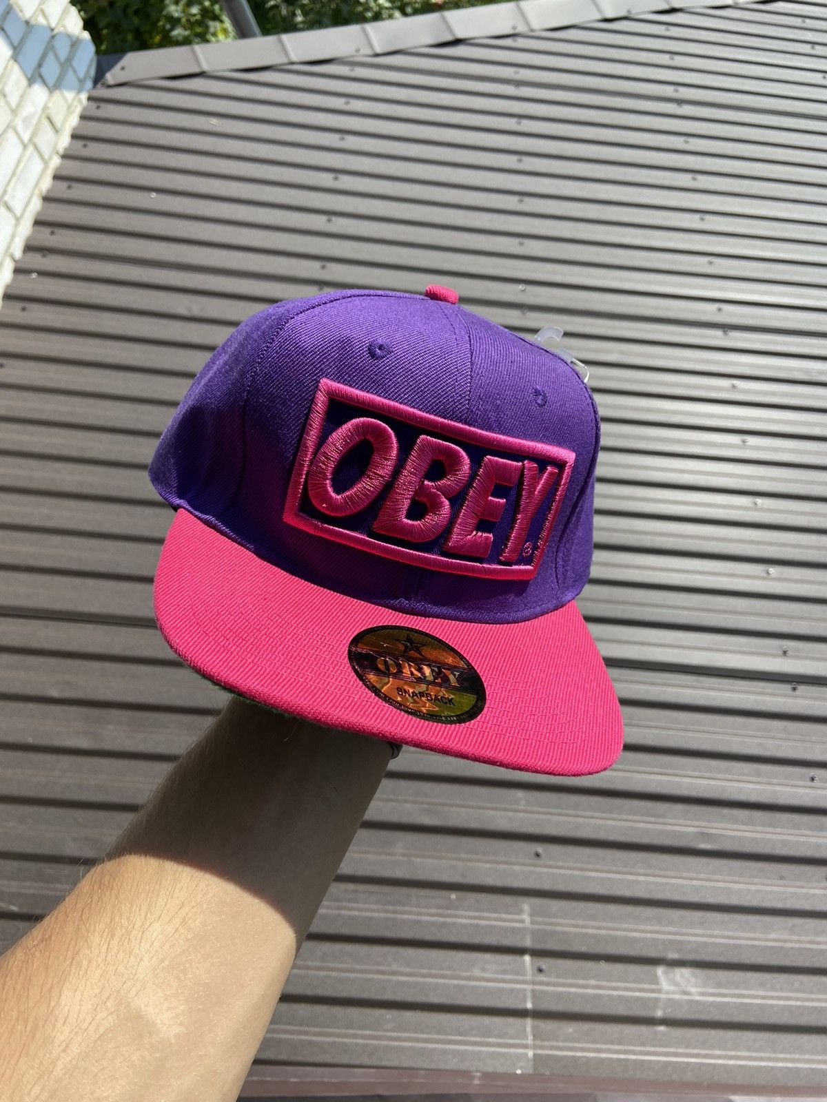 Vintage Obey box logo cap | Grailed