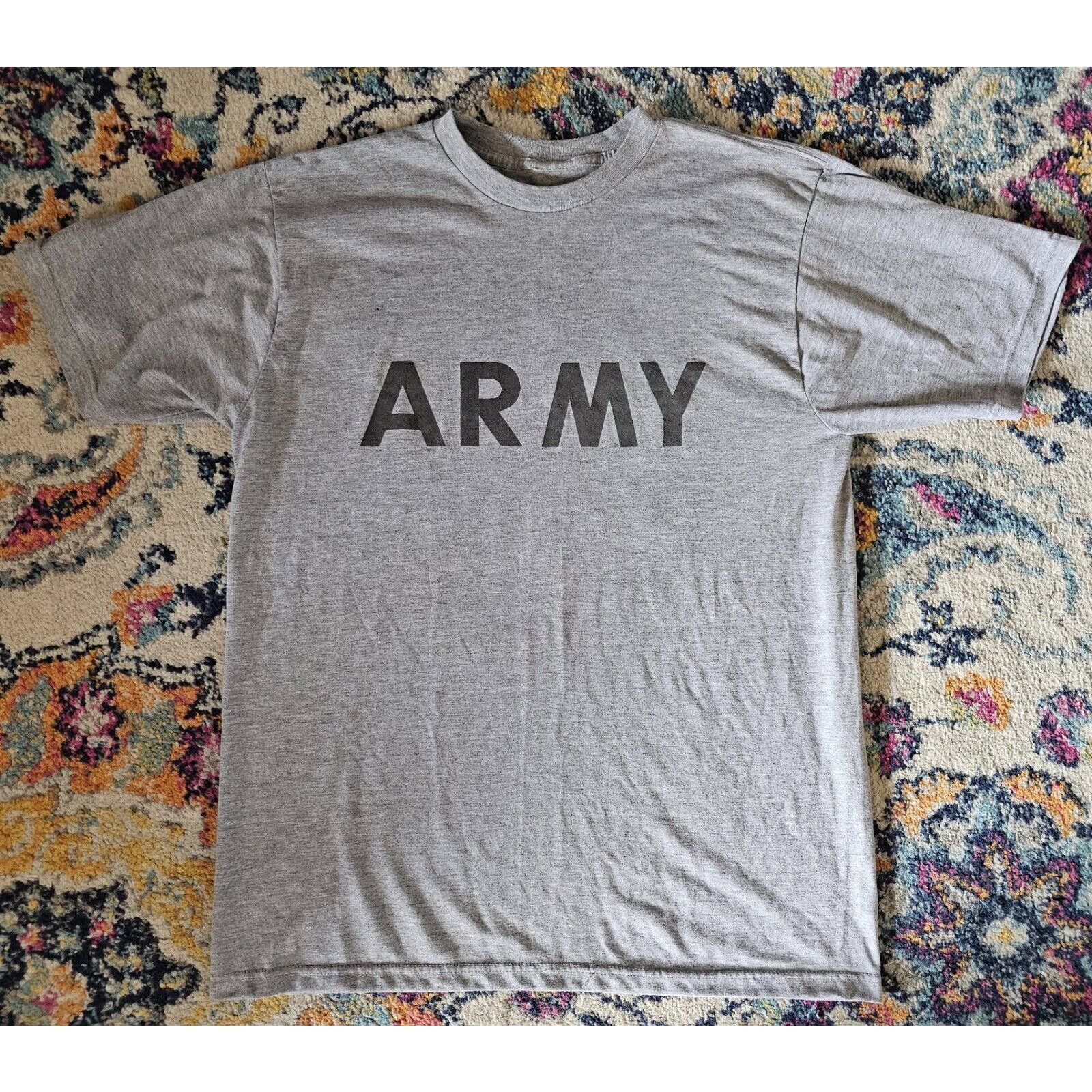 Other US ARMY GREY PT SHIRT PHYSICAL TRAINING See Measurement | Grailed