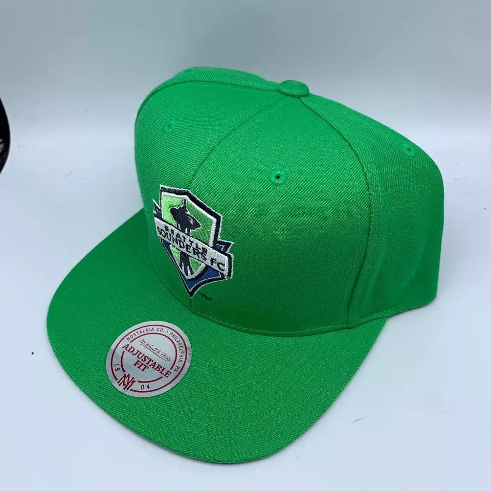Mitchell & Ness Seattle Sounders FC MLS Hat Snapback Cap Mens | Grailed