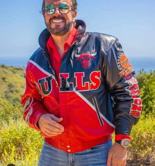 Jeff Hamilton Chicago Bulls 1996 Leather Jacket by Jeff Hamilton | Grailed