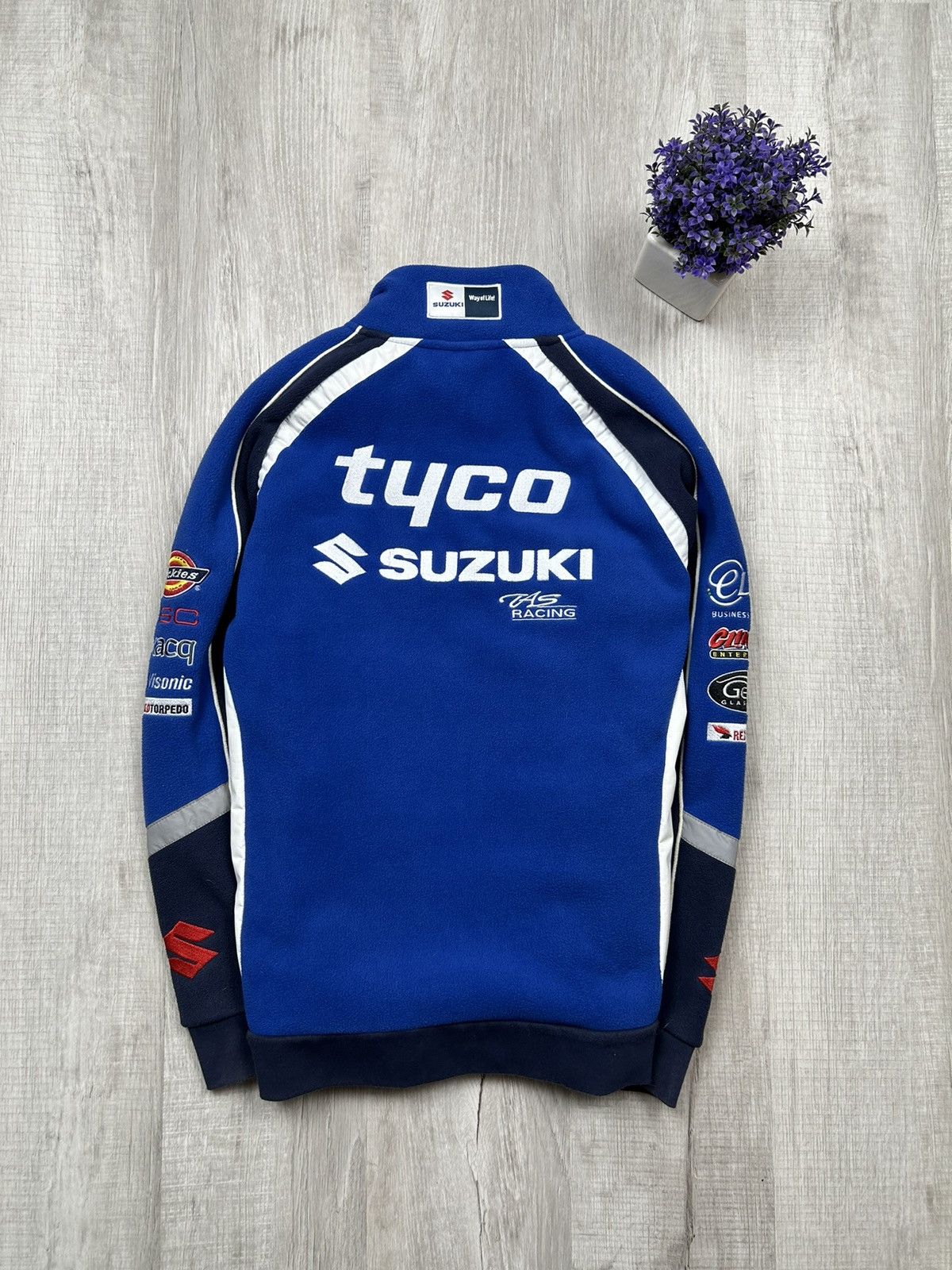 Vintage 🚨 Vintage Suzuki Racing Fleece Sweathirt | Grailed