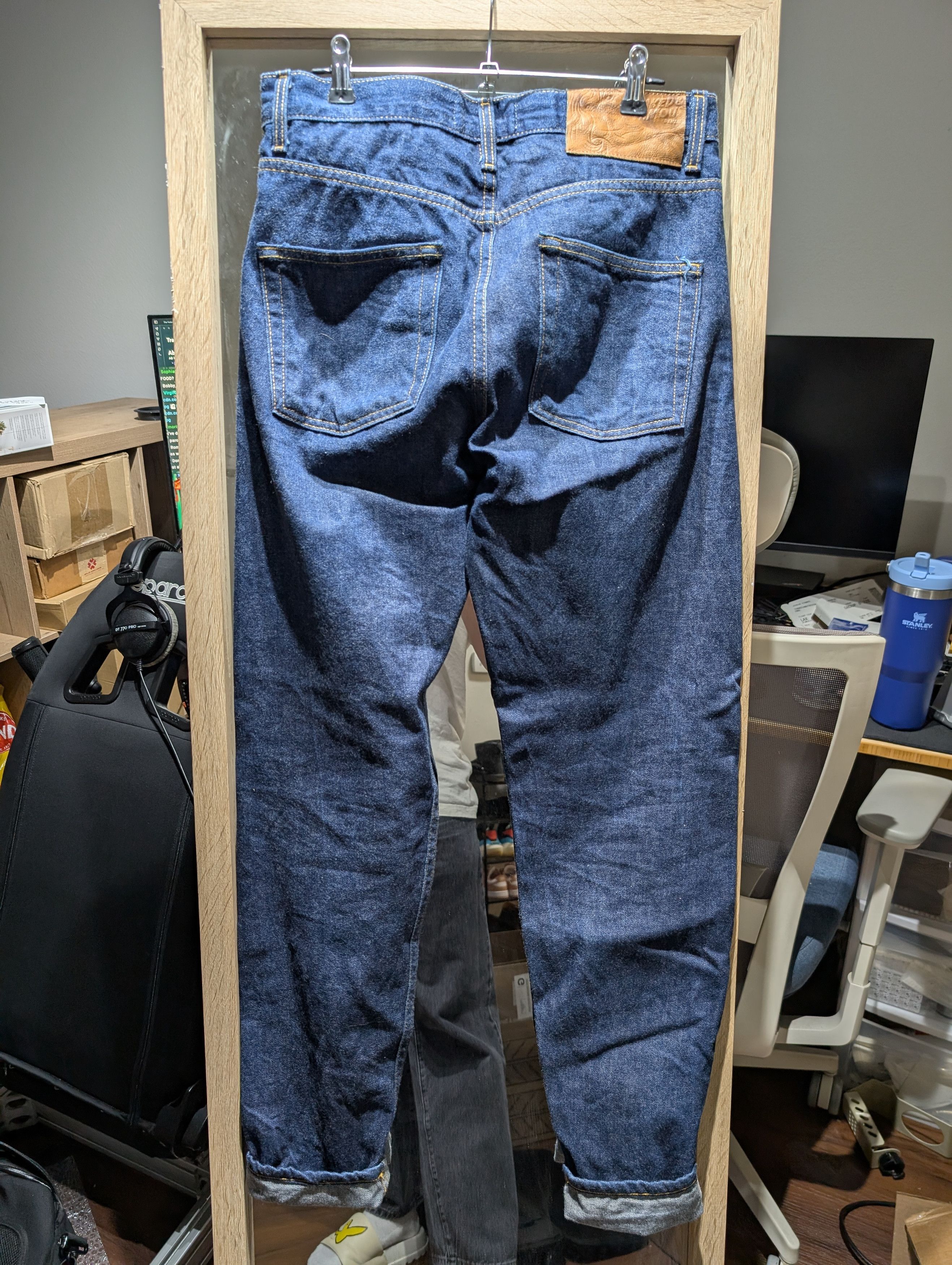 Naked And Famous Naked And Famous Blue Bird Selvedge Easy Guy Grailed 6605