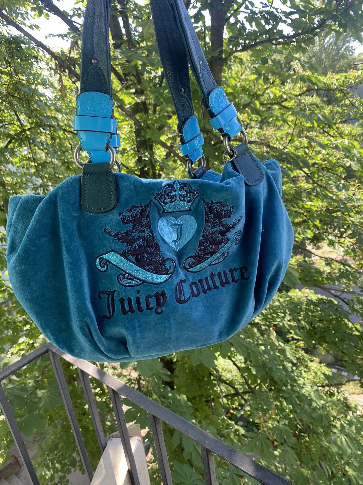 Juicy Couture × Luxury × Vintage VINTAGE VELOUR JUICY COUTURE BIG LOGO ...