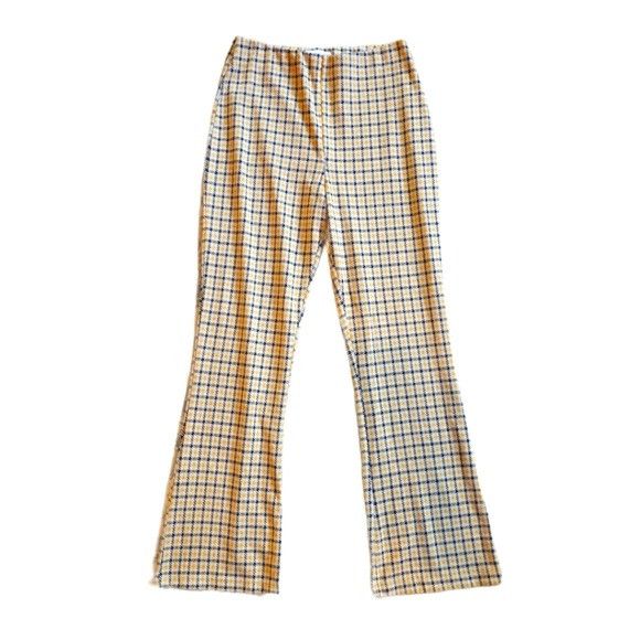 Urban Outfitters URBAN OUTFITTERS Yellow and Black Plaid Soft Stretch ...