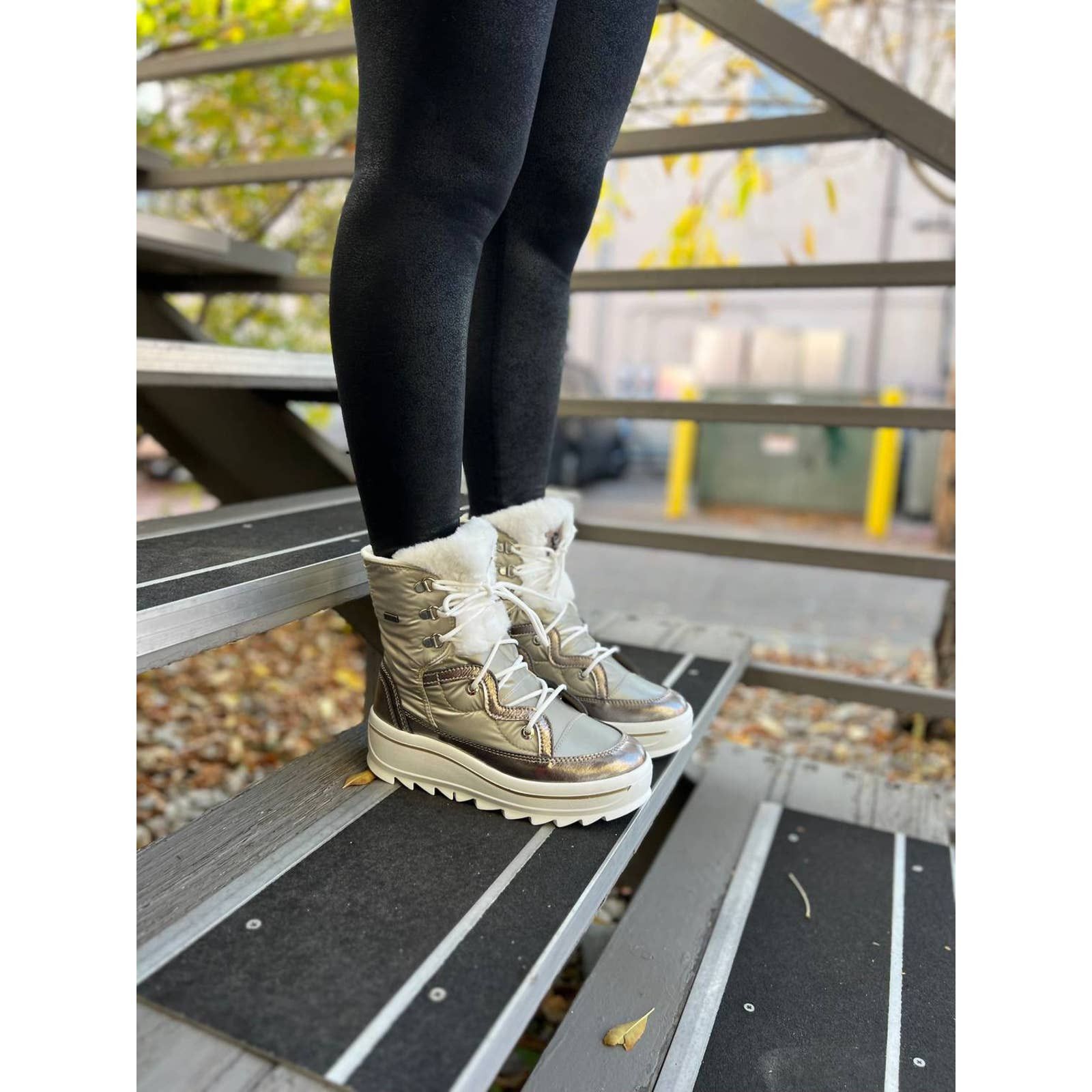 Pajar PAJAR tacey low 2.0 boot in gold metal | Grailed