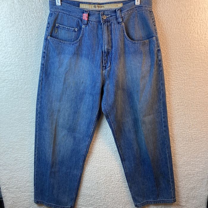 Vintage Pepe Jeans London Baggy Tapered Wide Leg jeans | Grailed