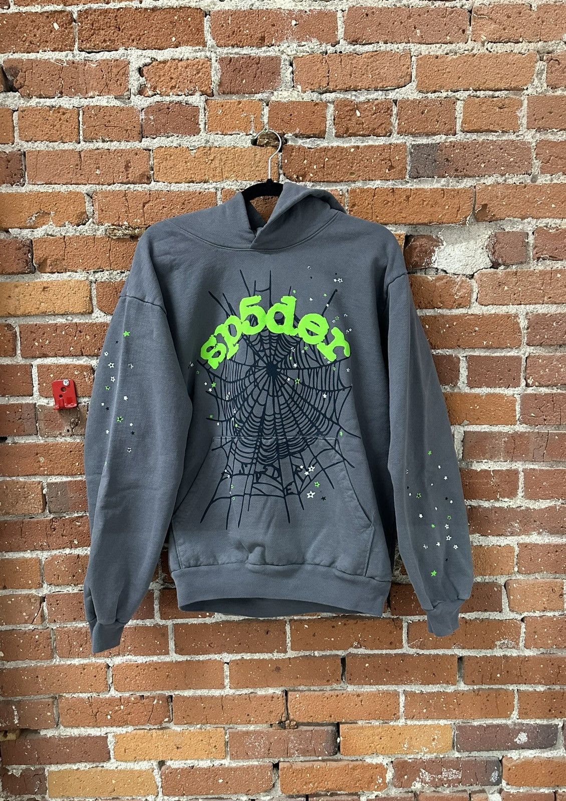 Spider Worldwide Slate grey sp5der hoodie wait spiderworldwide | Grailed