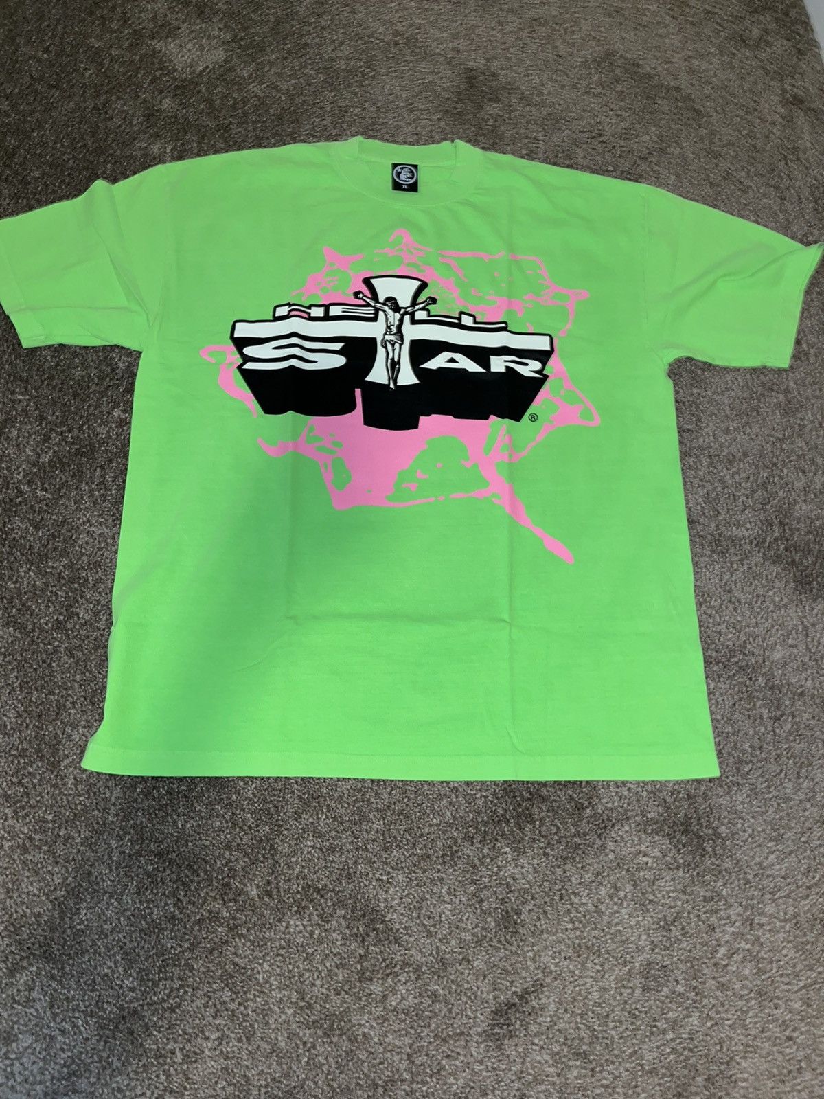 HELLSTAR Jesus cross hellstar tee | Grailed