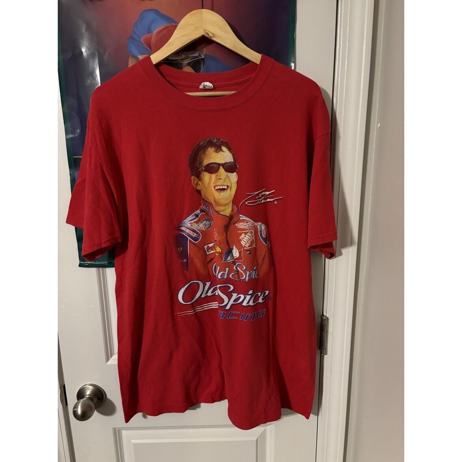 Rare Vintage Red Old Spice Racing y2k Rare Shirt Size XL | Grailed