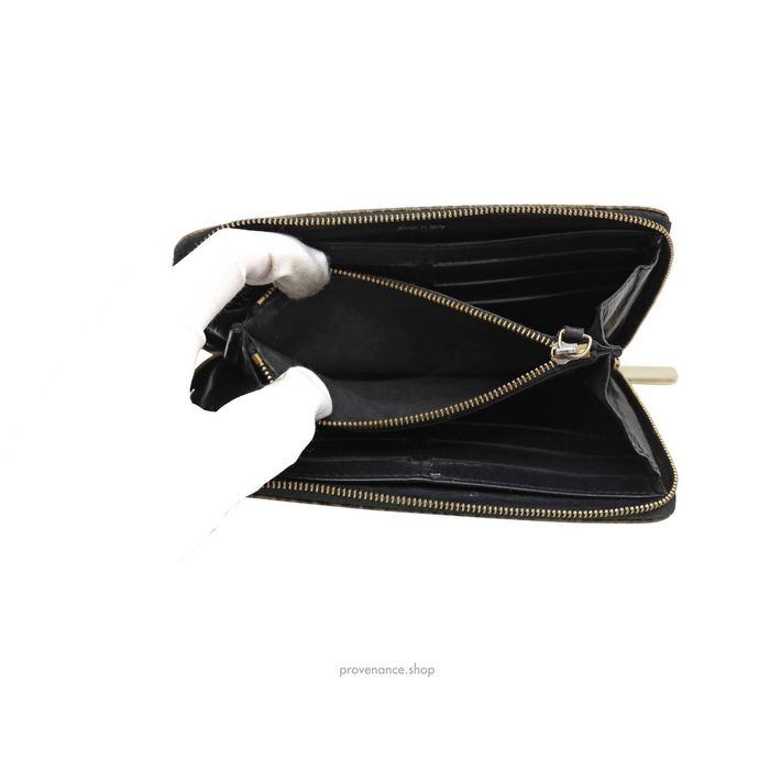 Celine 🔴 Celine Multifunction Zip Wallet - Black/Python | Grailed