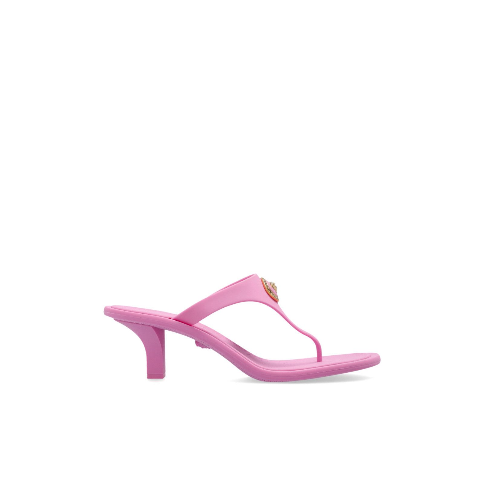 Versace VERSACE Japanese Women's Pink Heeled Sandals New And Authent ...