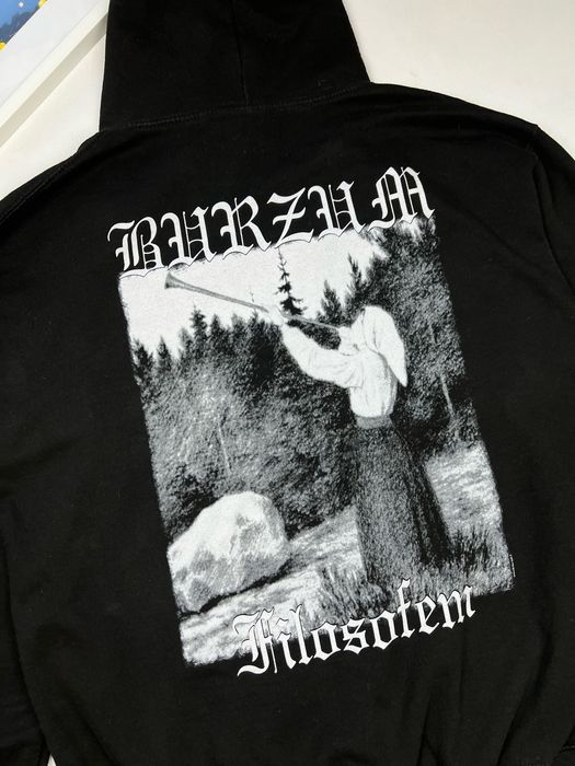Vintage Rare Vintage Burzum Hoodie Filosofem | Grailed